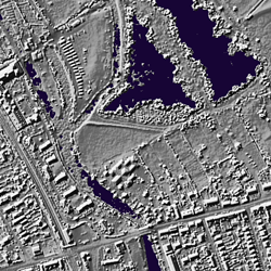 LIDAR Map of England and Wales, built with UK open data