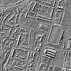 LIDAR Map of England and Wales, built with UK open data